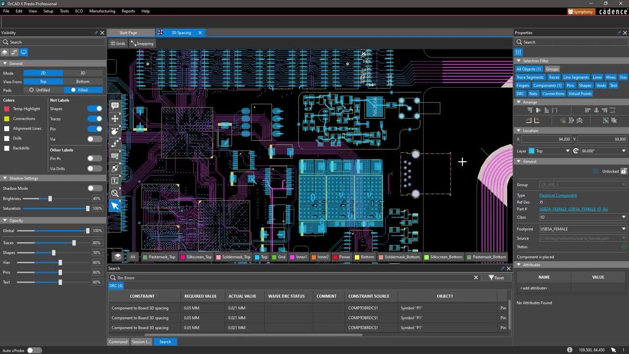 Mua phần mềm OrCAD X Presto PCB Editor bản quyền